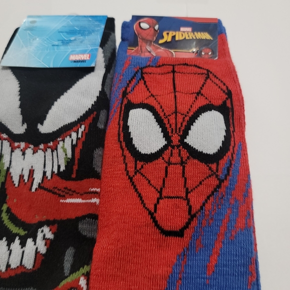 Marvel | Underwear & Socks | Marvel Spiderman And Venom 3 P Ankle Socks ...